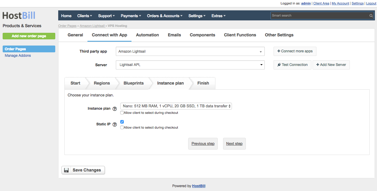 Amazon Lightsail module for HostBill - HostBill Blog