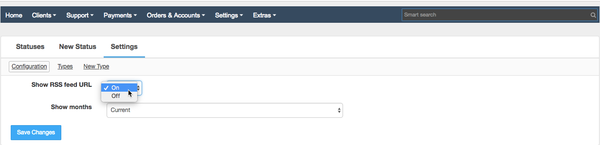 New features for Status Updates module. - HostBill Blog