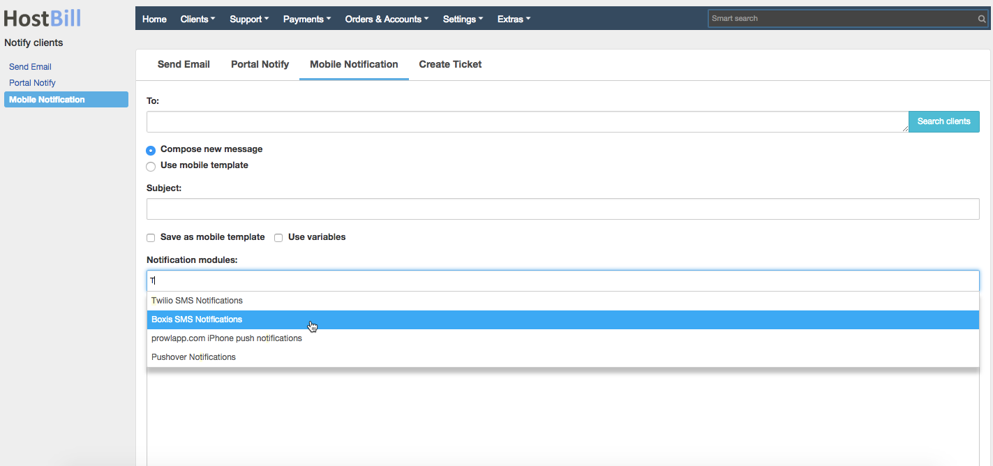 New release! New registration field and bulk client notifications ...