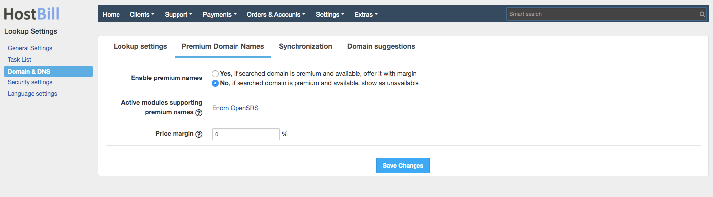 Premium domains support - HostBill Blog