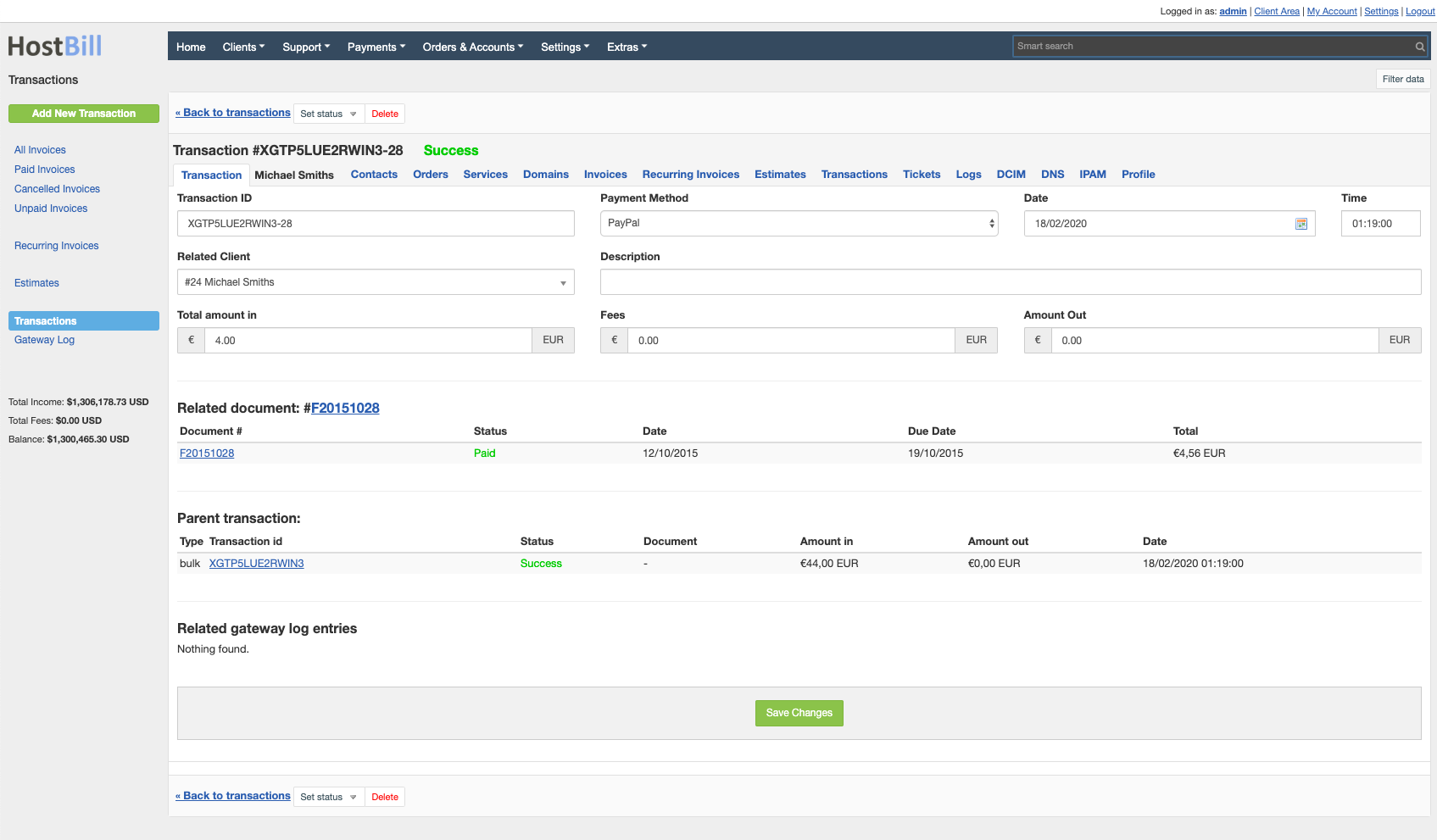 Transactions handling changes - HostBill Blog