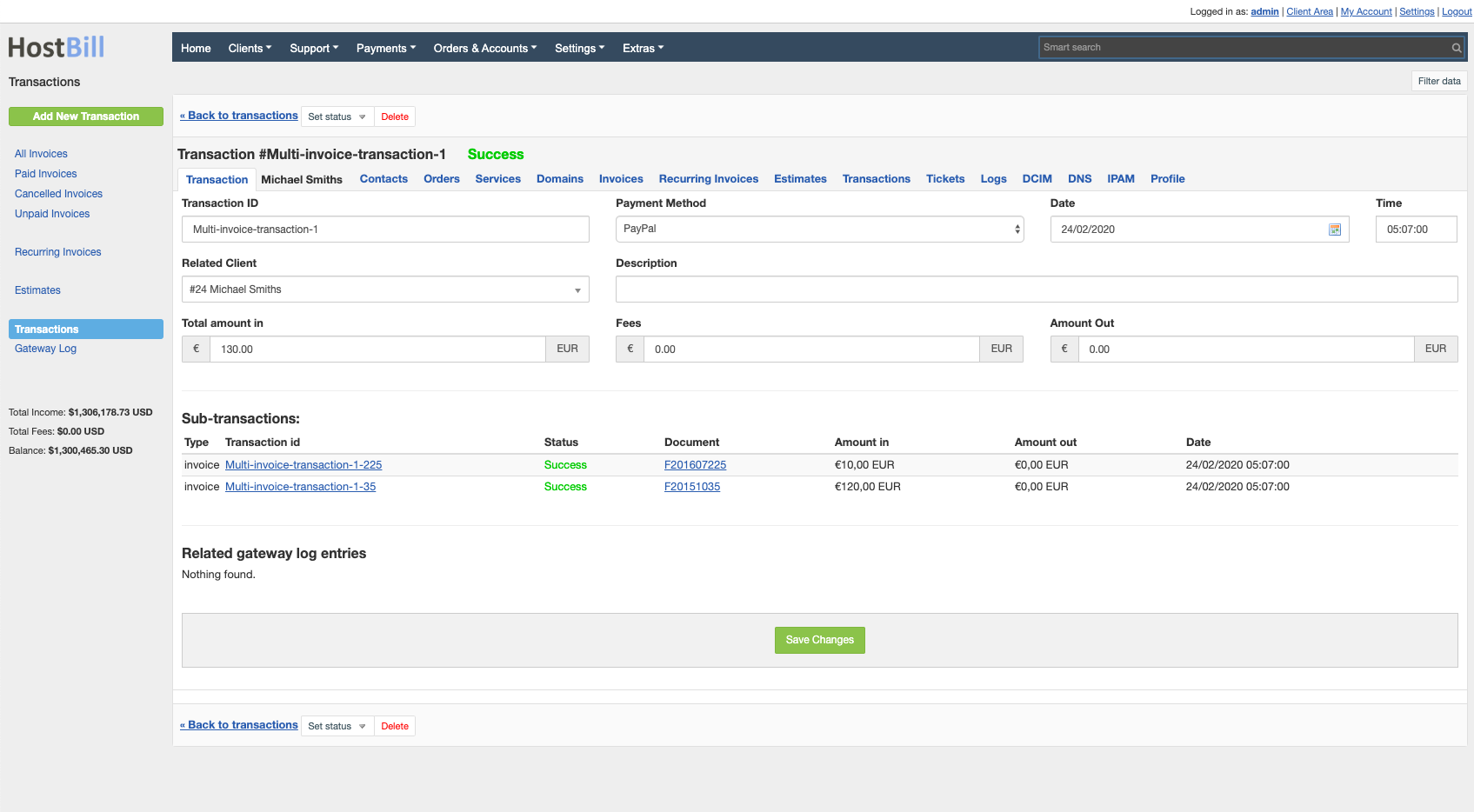 Transactions handling changes - HostBill Blog