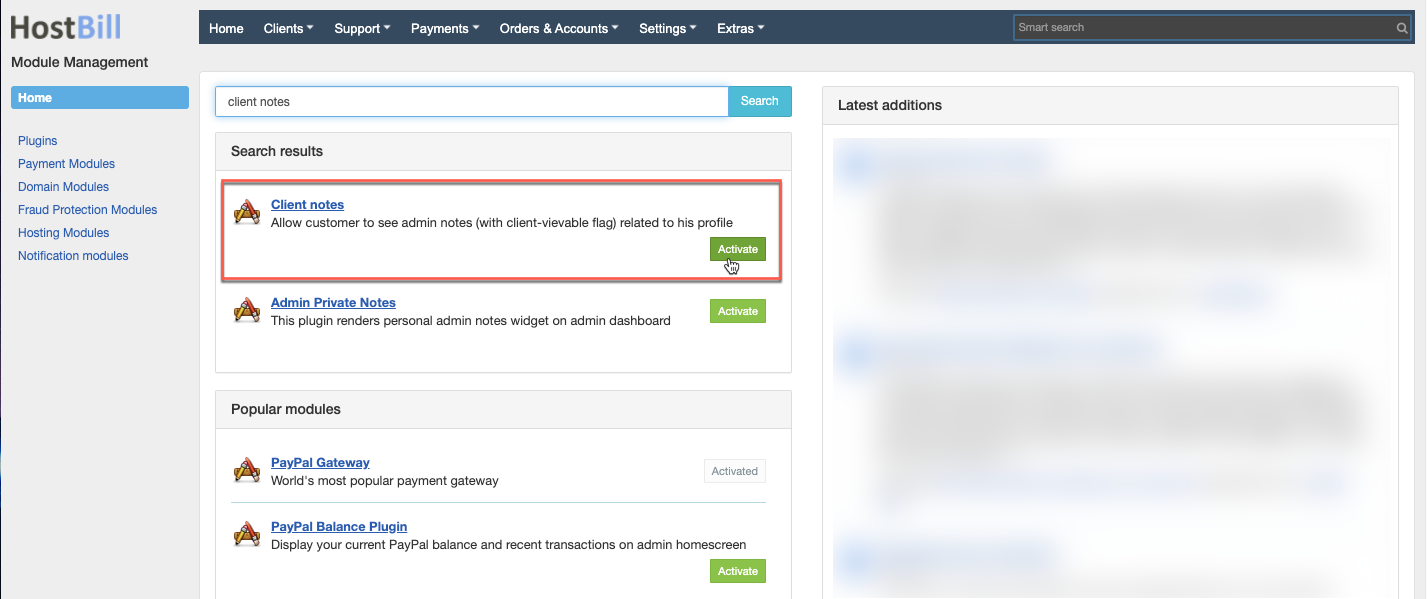 New release: Client viewable admin notes - HostBill Blog